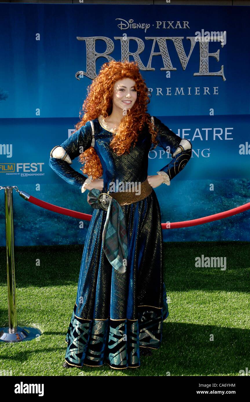 USA. Merida at arrivals for BRAVE Premiere at the Los Angeles Film ...