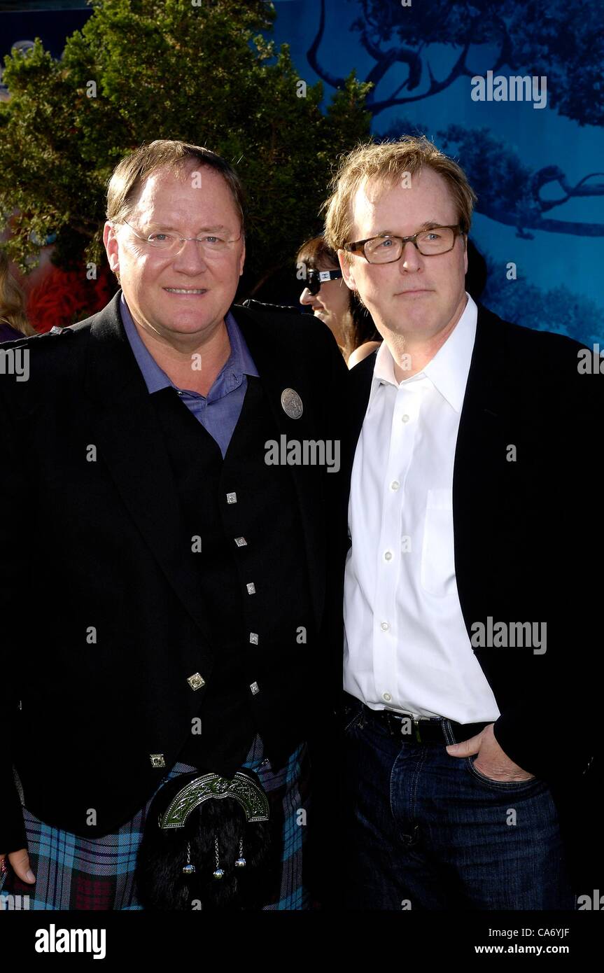 USA. John Lasseter, Brad Bird at arrivals for BRAVE Premiere at the Los ...