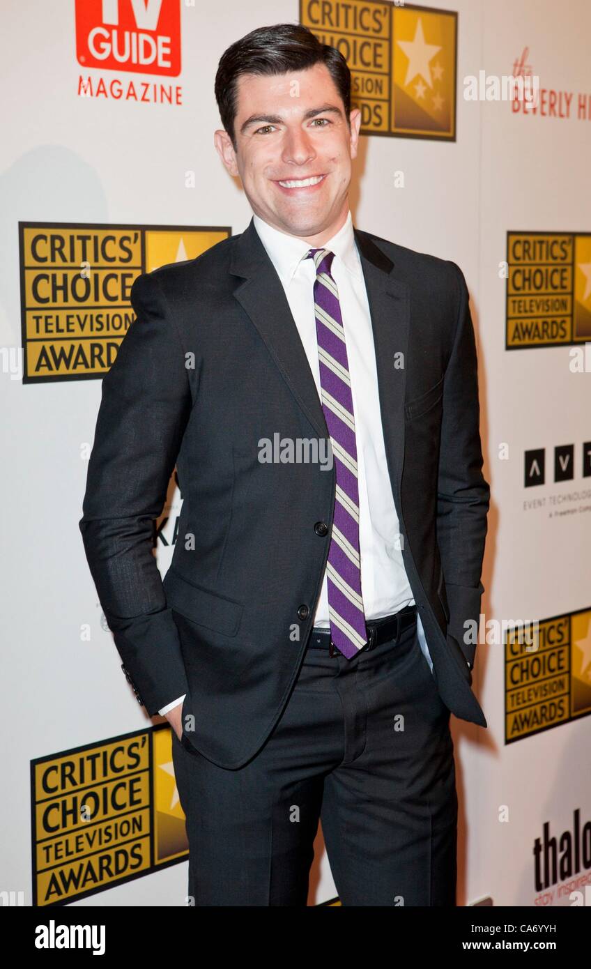 Max Greenfield at arrivals for The Critics' Choice Television Awards ...