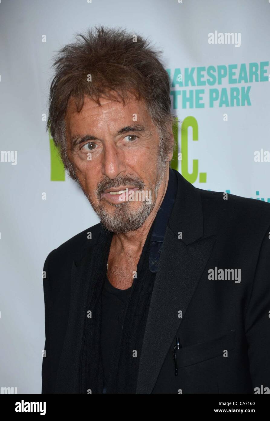 Al Pacino at arrivals for 50th Anniversary Public Theater Gala Honoring ...