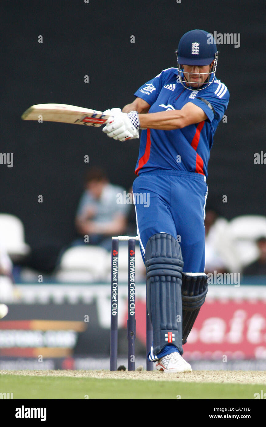 19/06/2012 London England. England's captain Alastair Cook, batting ...