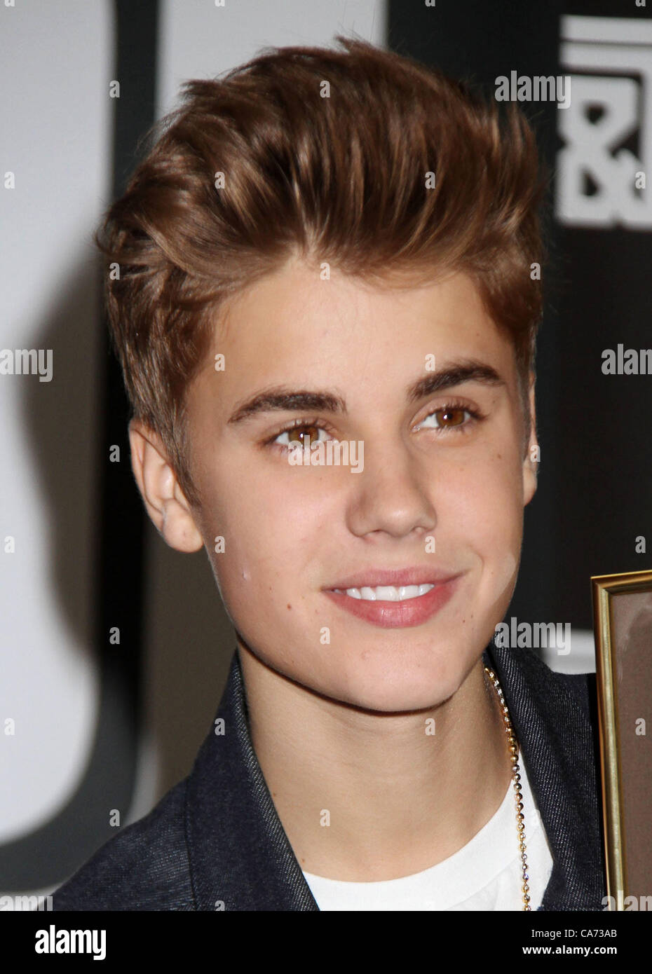 June 19, 2012 - New York, New York, U.S. - Singer JUSTIN BIEBER at an ...