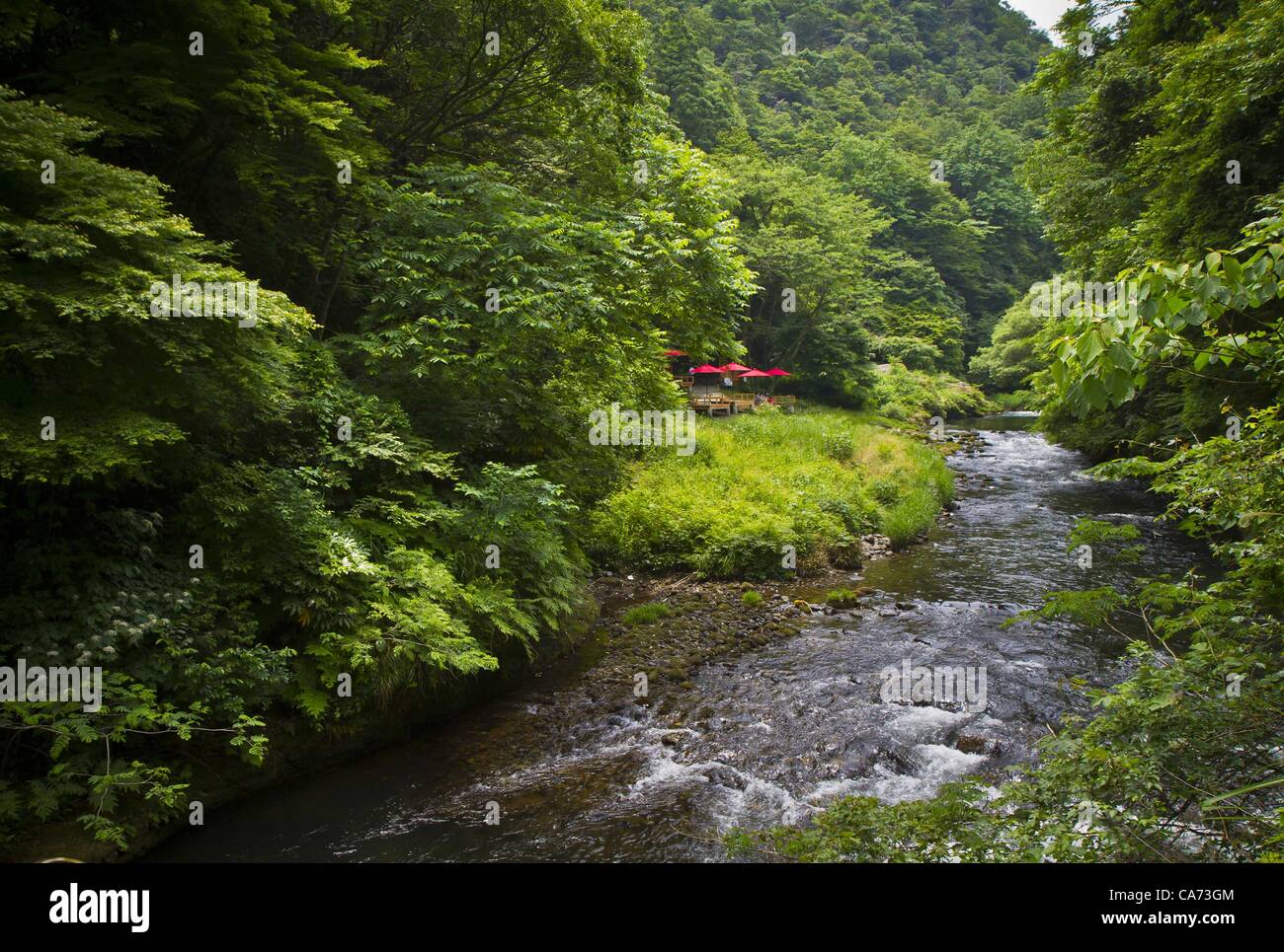 June 15, 2012 - Yamanaka Onsen, Japan - June 15, 2012 - Yamanaka Onsen ...