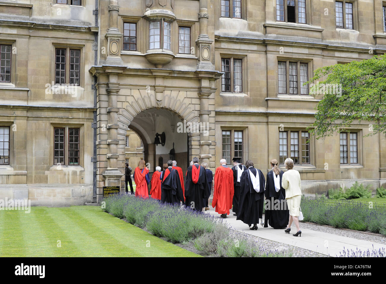 Cambridge University Honorary degree congregation at Senate House ...