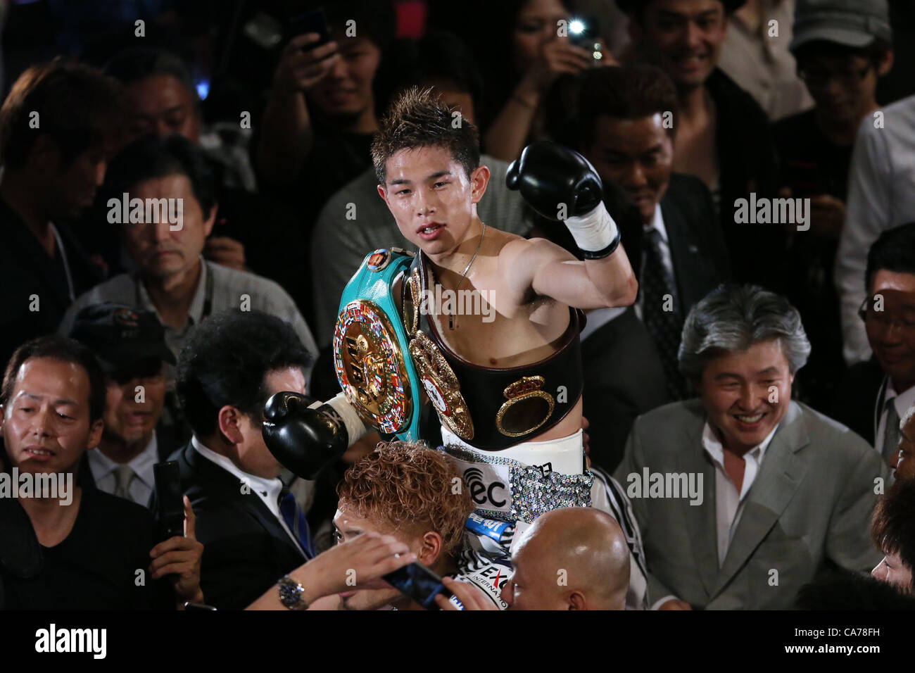 Kazuto Ioka, JUNE 20, 2012 - Boxing : the WBC and WBA minimum weight ...
