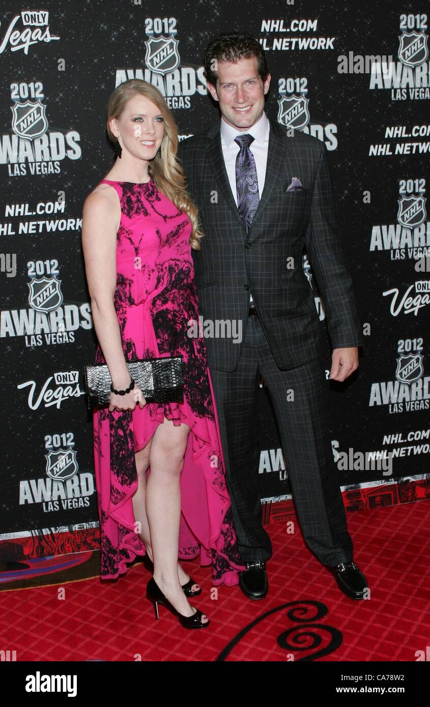 Kelly Backes, David Backes in attendance for 2012 National Hockey ...