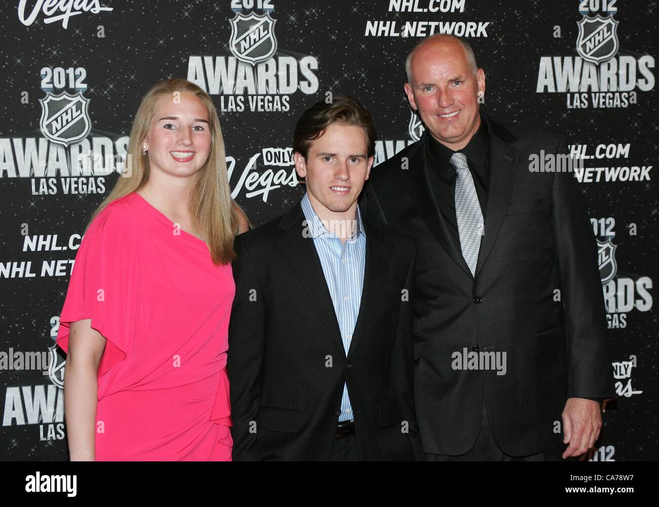 Kayla Armstrong, Blake Armstrong, Doug Armstrong in attendance for 2012 ...