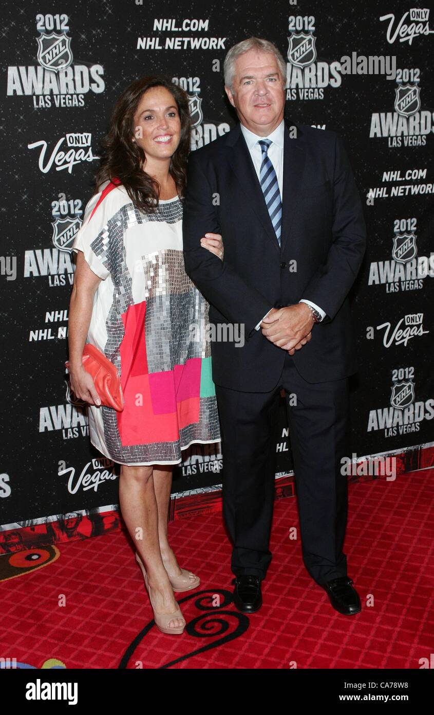 Meg Tallon, Dale Tallon in attendance for 2012 National Hockey League ...