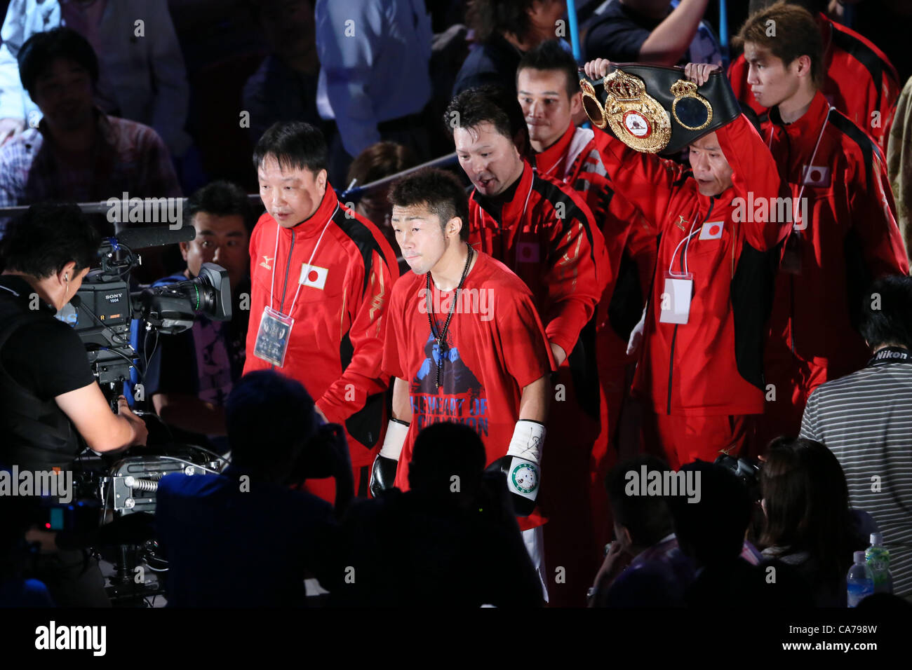 Akira Yaegashi, JUNE 20, 2012 - Boxing : the WBC and WBA minimum weight ...