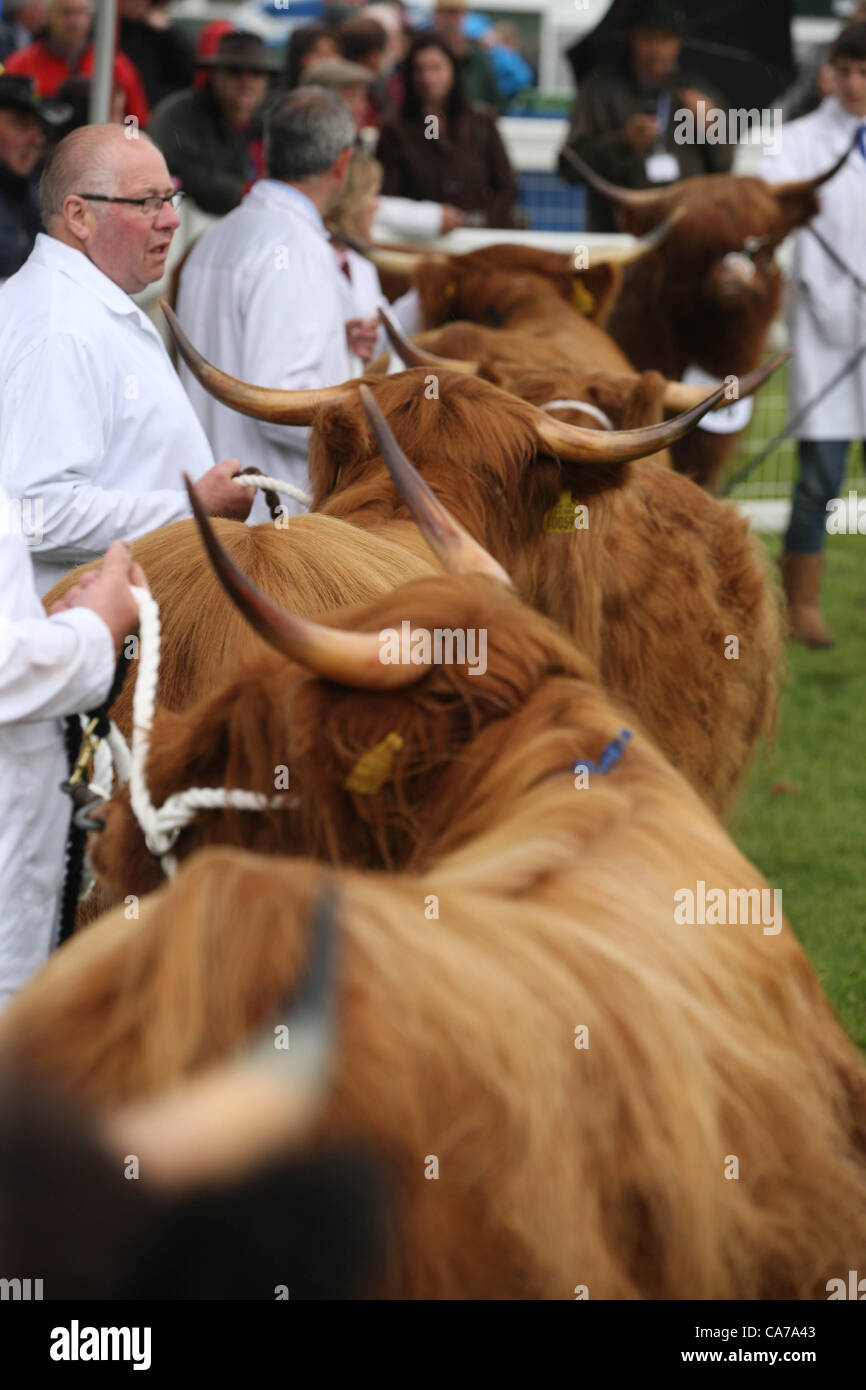 Ingliston,Edinburgh,Scotland. 21st June, 2012. A wet start to the 172nd ...