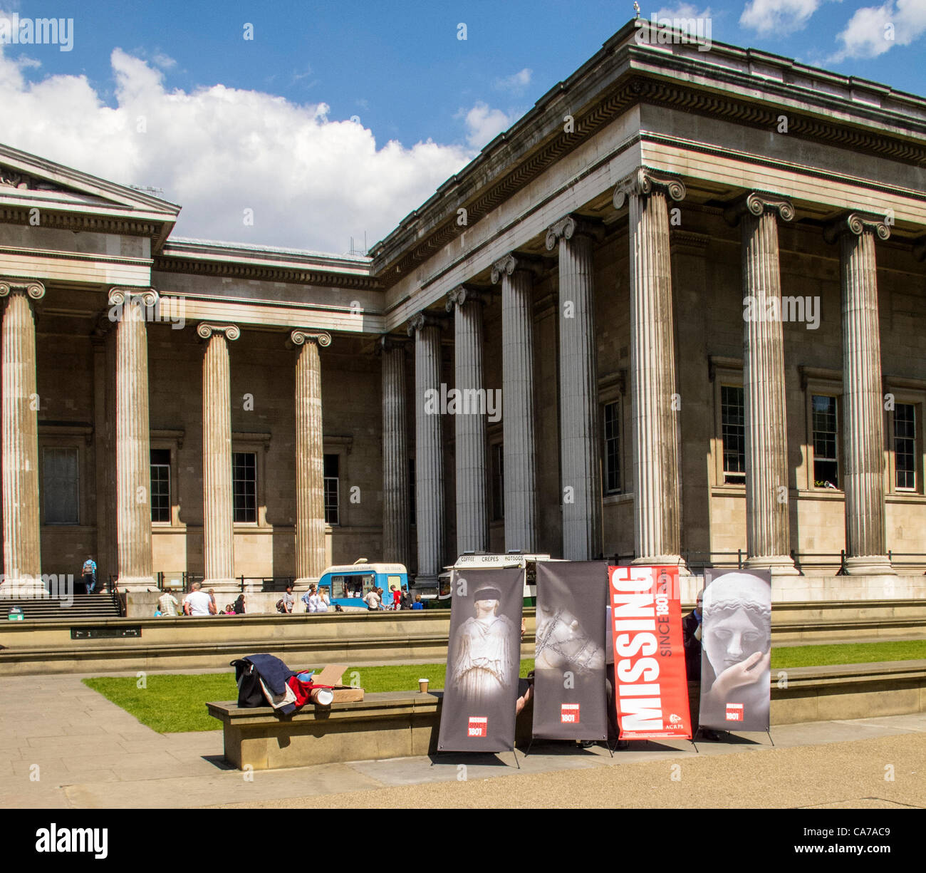 20/06/2012, London, UK. 'MISSING' is an awareness campaign which ...