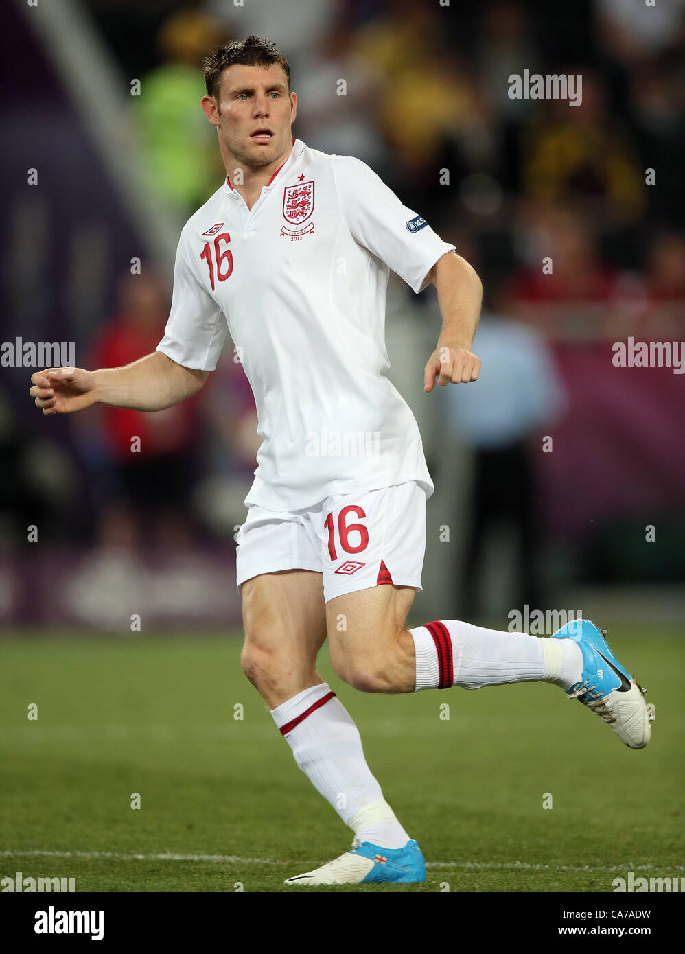 JAMES MILNER ENGLAND DONBAS ARENA DONETSK UKRAINE 19 June 2012 Stock ...