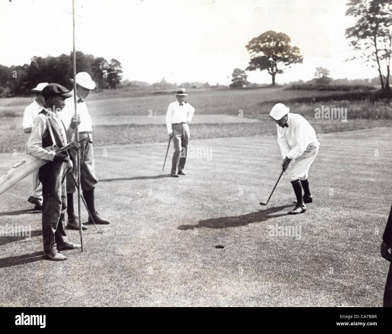 WARREN G. HARDING at The Chevy Chase Club Golf Course in 1921.Supplied ...