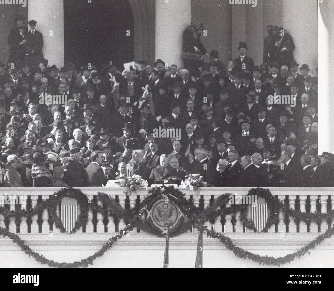WARREN G. HARDING inauguration.Supplied by Photos inc.(Credit Image: Â ...