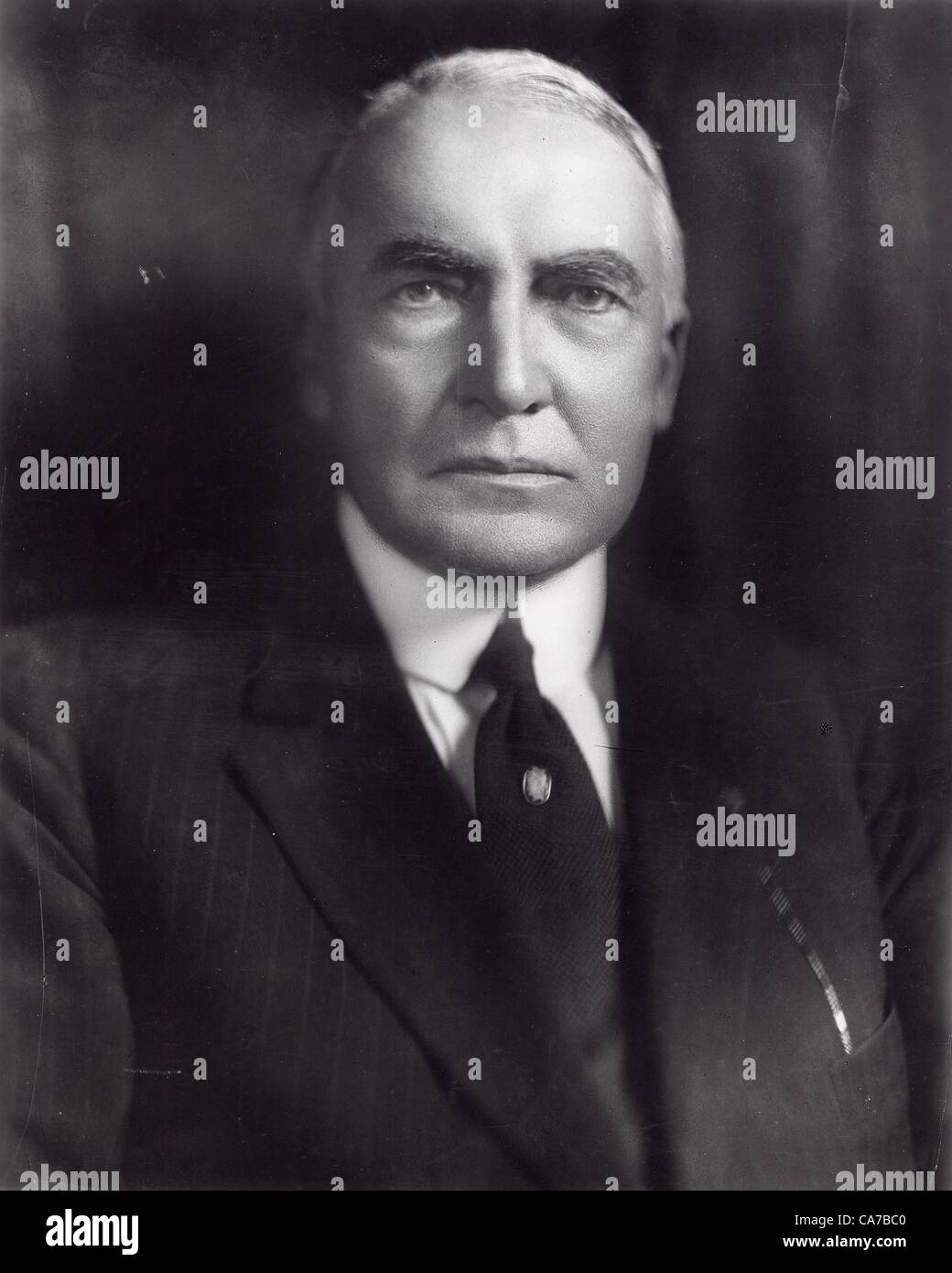 WARREN G. HARDING.Supplied by Photos inc.(Credit Image: Â© Supplied By ...