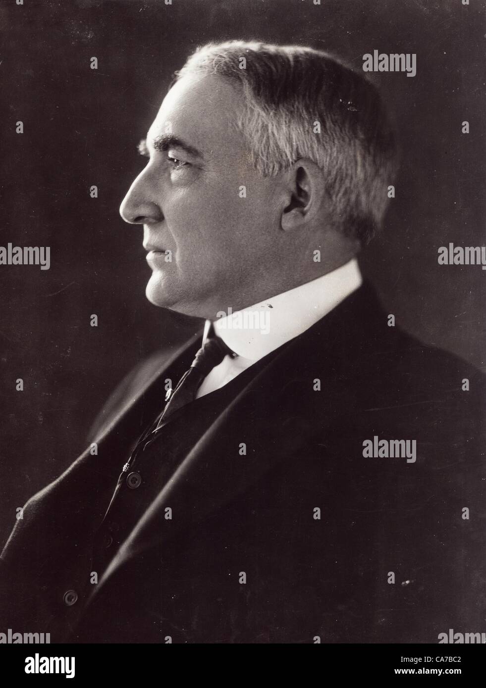 WARREN G. HARDING.Supplied by Photos inc.(Credit Image: Â© Supplied By ...