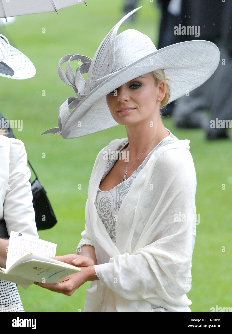 21.06.12 Ascot, Windsor, UK. Catherine Jenkins during Ladies Day Royal ...