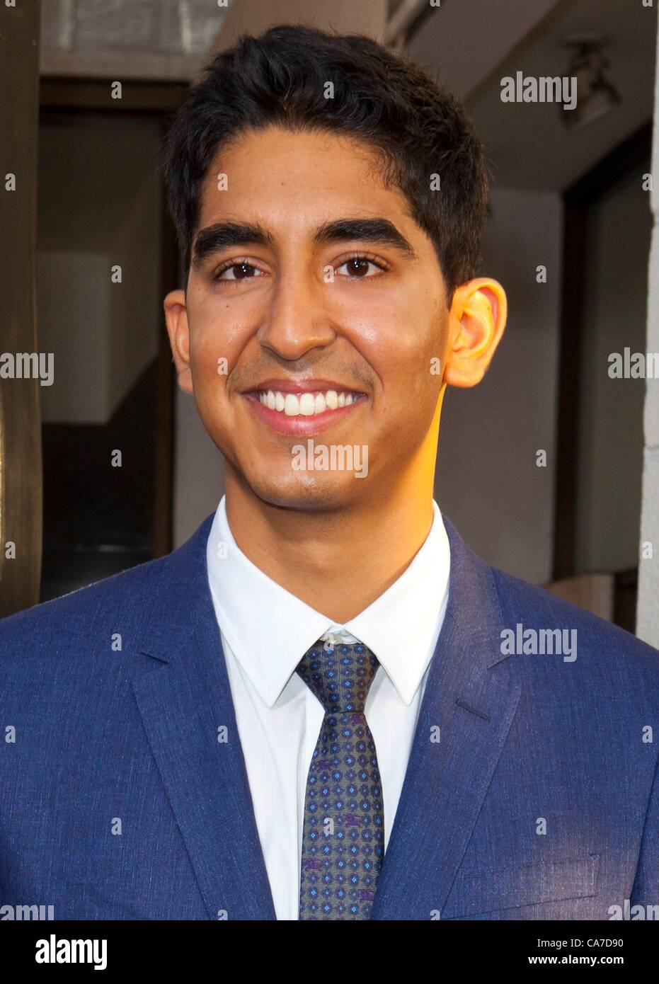 USA. Dev Patel at arrivals for THE NEWSROOM Premiere, Cinerama Dome at ...