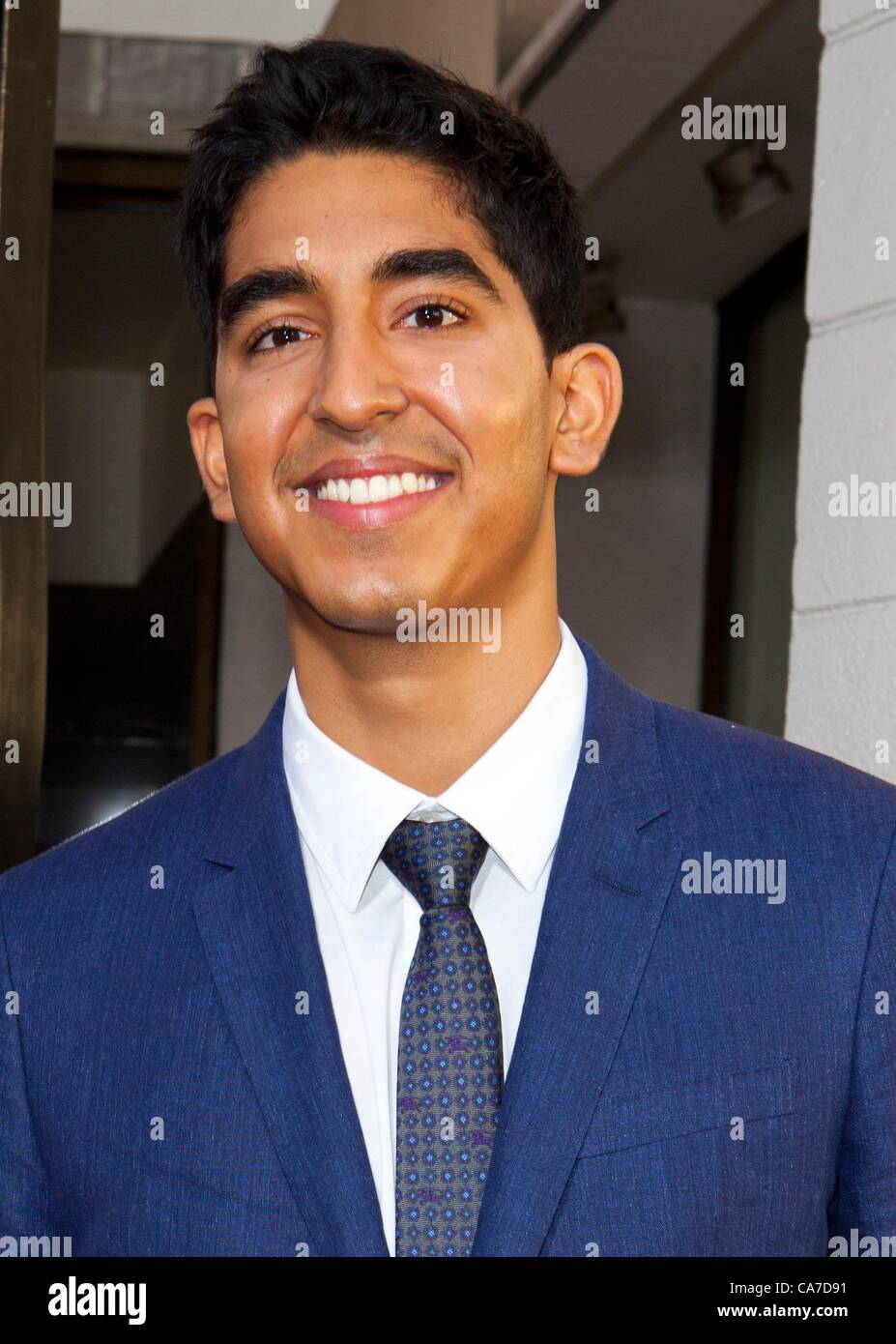 USA. Dev Patel at arrivals for THE NEWSROOM Premiere, Cinerama Dome at ...
