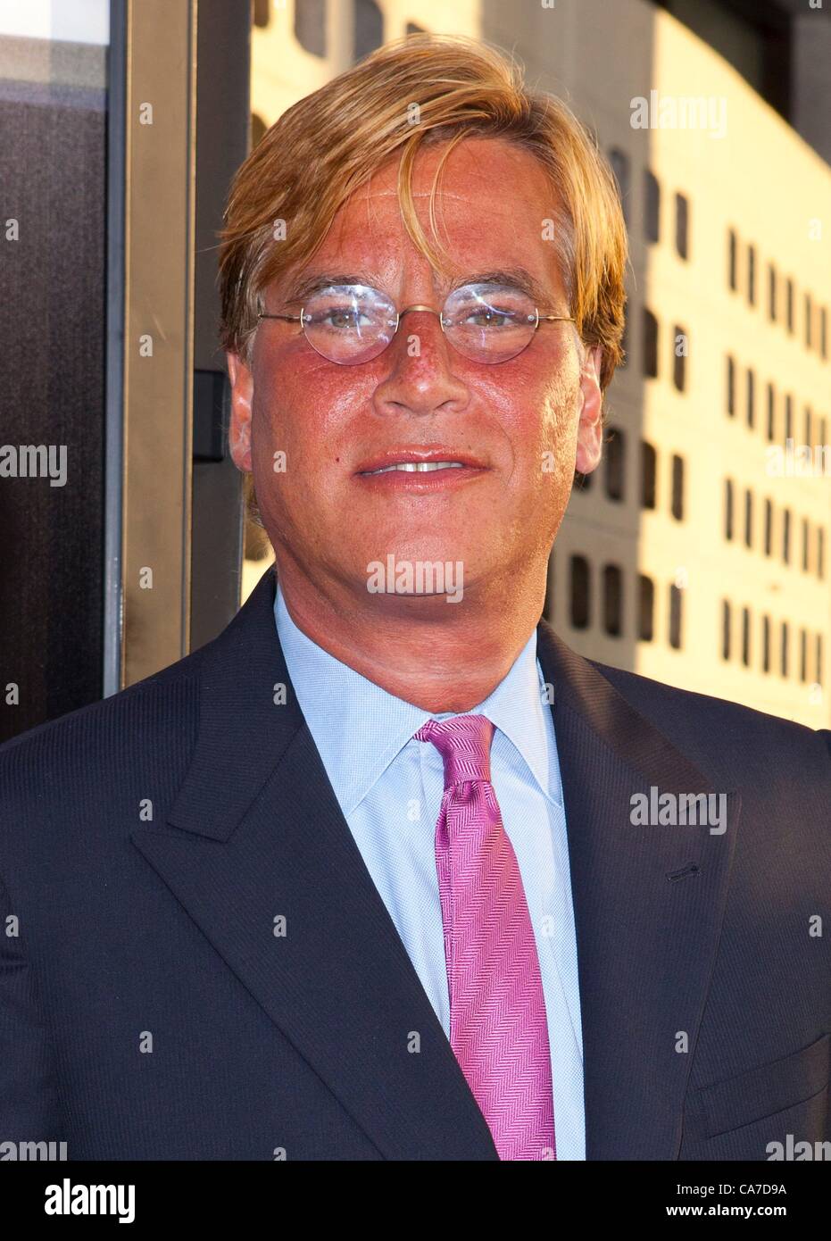 USA. Aaron Sorkin at arrivals for THE NEWSROOM Premiere, Cinerama Dome ...