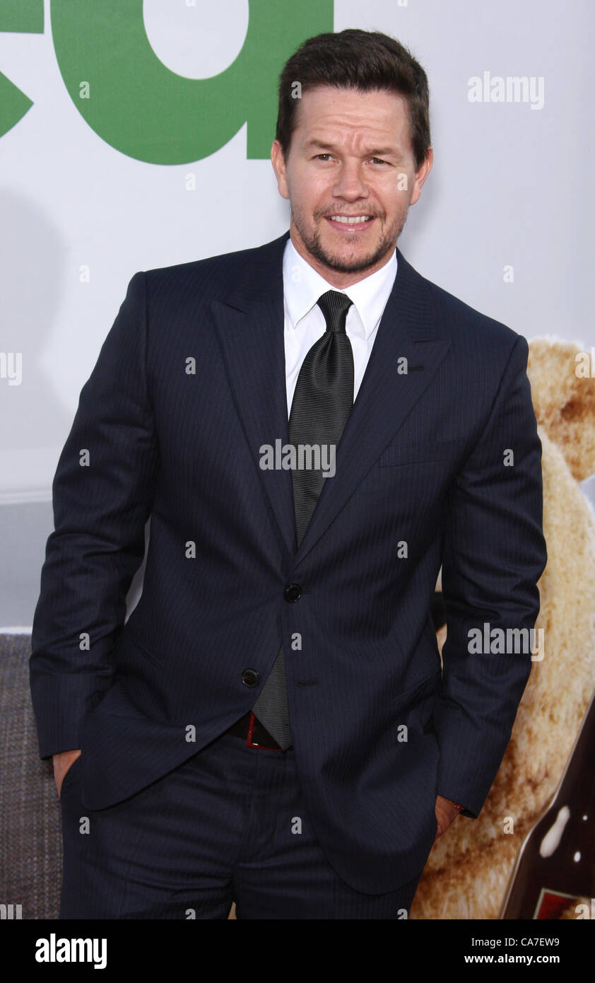 MARK WAHLBERG TED. WORLD PREMIERE HOLLYWOOD LOS ANGELES CALIFORNIA USA ...