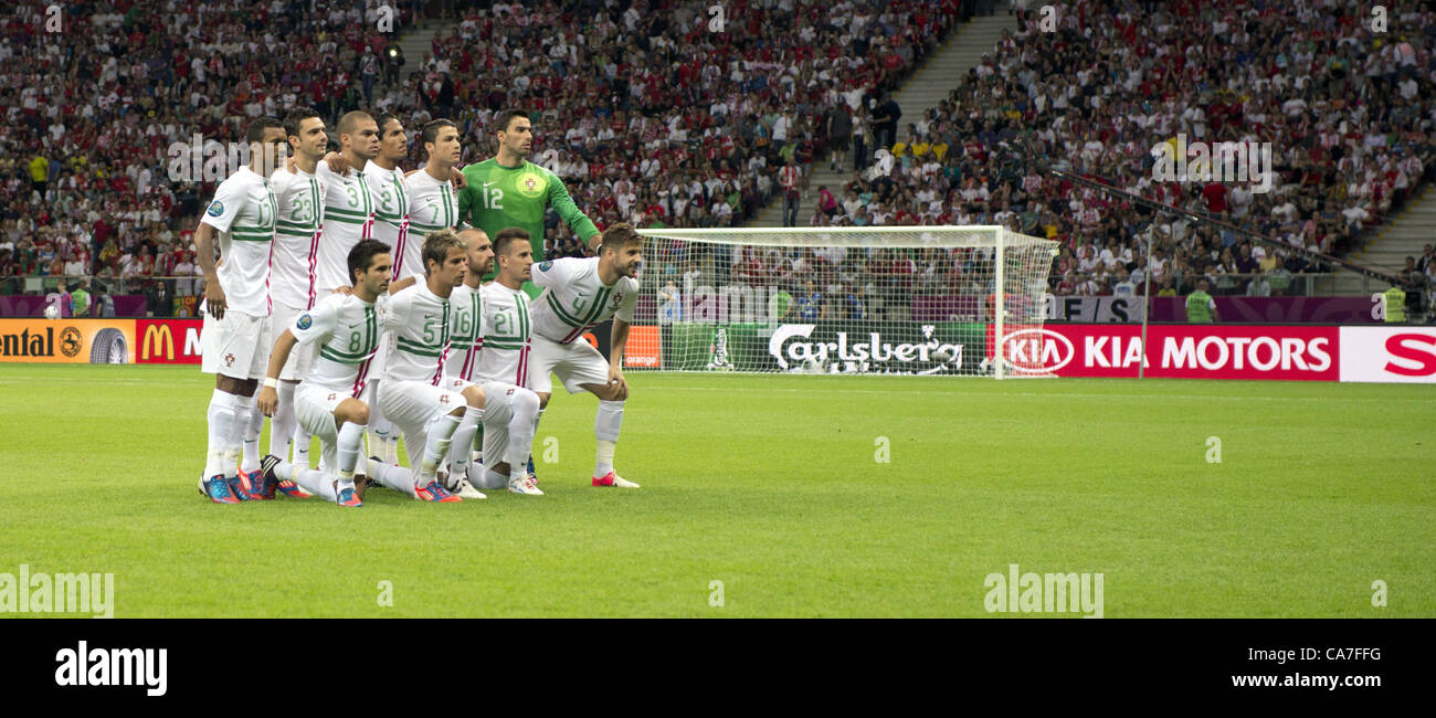 Portugal team group line-up (POR), JUNE 21, 2012 - Football / Soccer ...