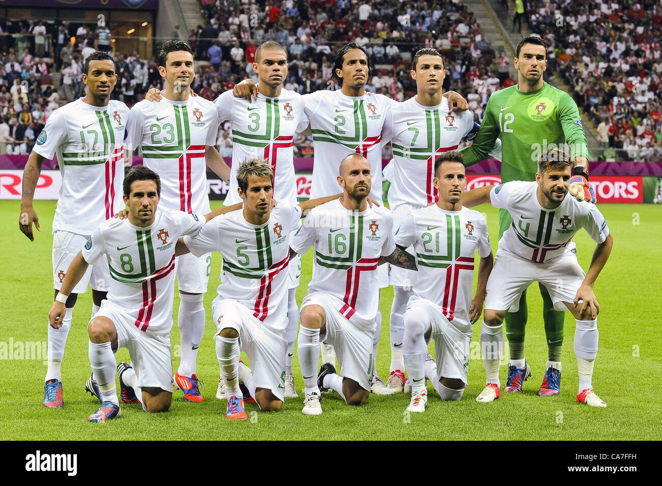 Portugal team group line-up (POR), JUNE 21, 2012 - Football / Soccer ...