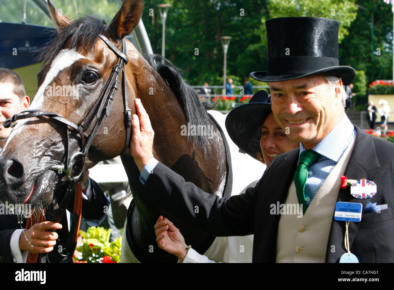 22.06.12 Ascot, Windsor, ENGLAND: Mr George Strawbridge the owner of ...