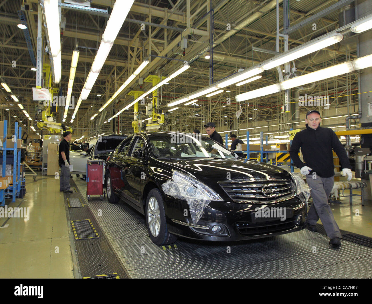 June 20, 2012 - St. Petersburg, Russia - June 20,2012. Nissan ...