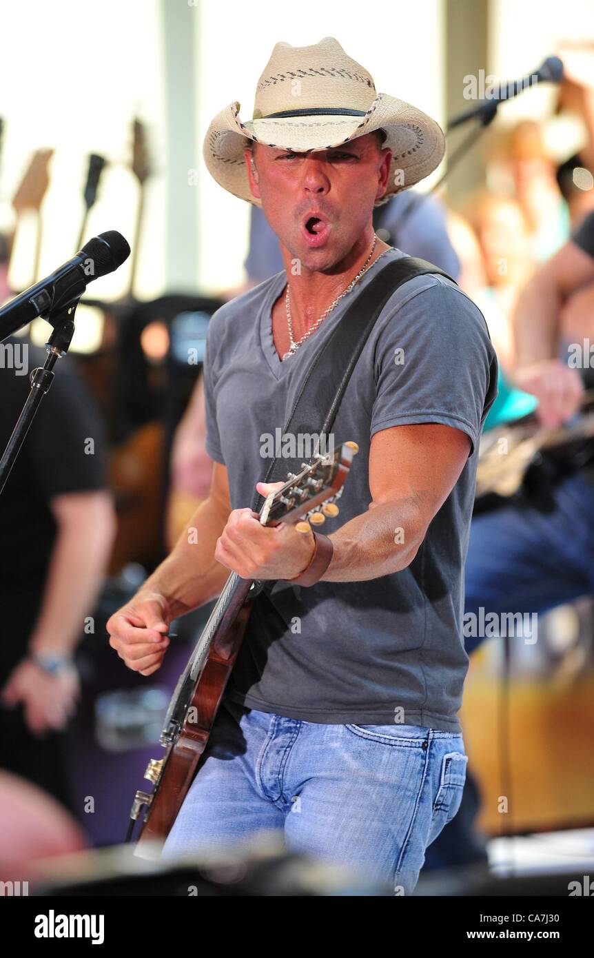 Kenny Chesney on stage for NBC Today Show Summer Concert Series with ...