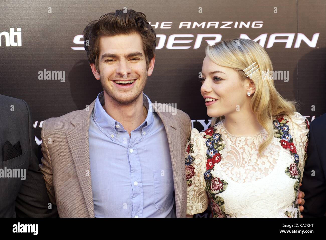 June 21, 2012 - Madrid, Madrid, Spain - Actor Rhys Ifans, actress Emma ...