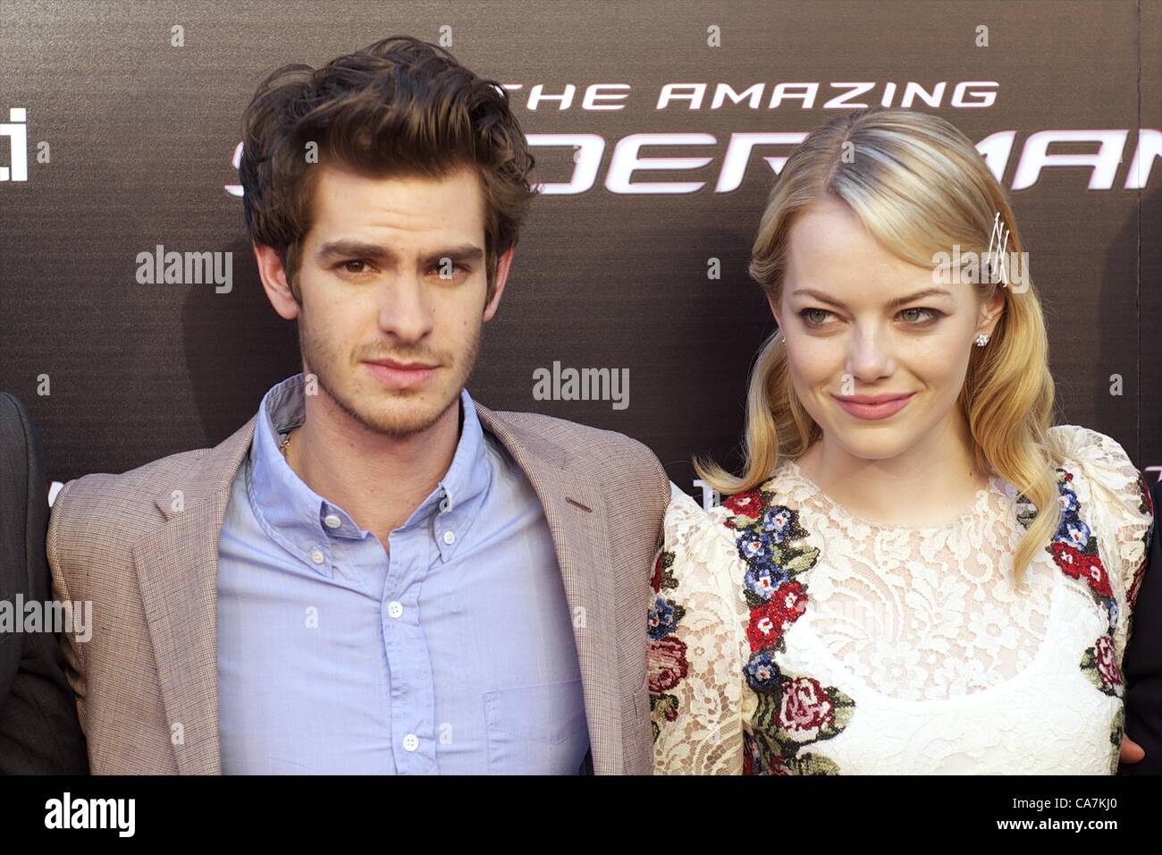 June 21, 2012 - Madrid, Madrid, Spain - Actor Rhys Ifans, actress Emma ...