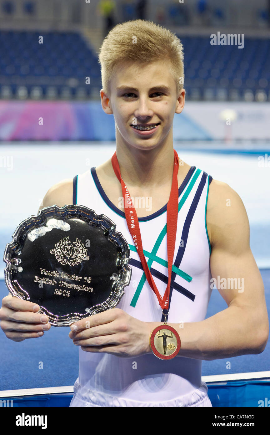 Mens Junior Gymnastic Championships 22.6.12.Echo Arena Liverpool. UK ...