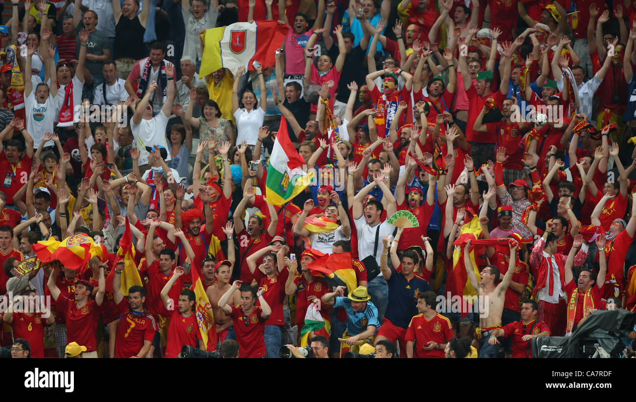 Spanish_fans hi-res stock photography and images - Alamy