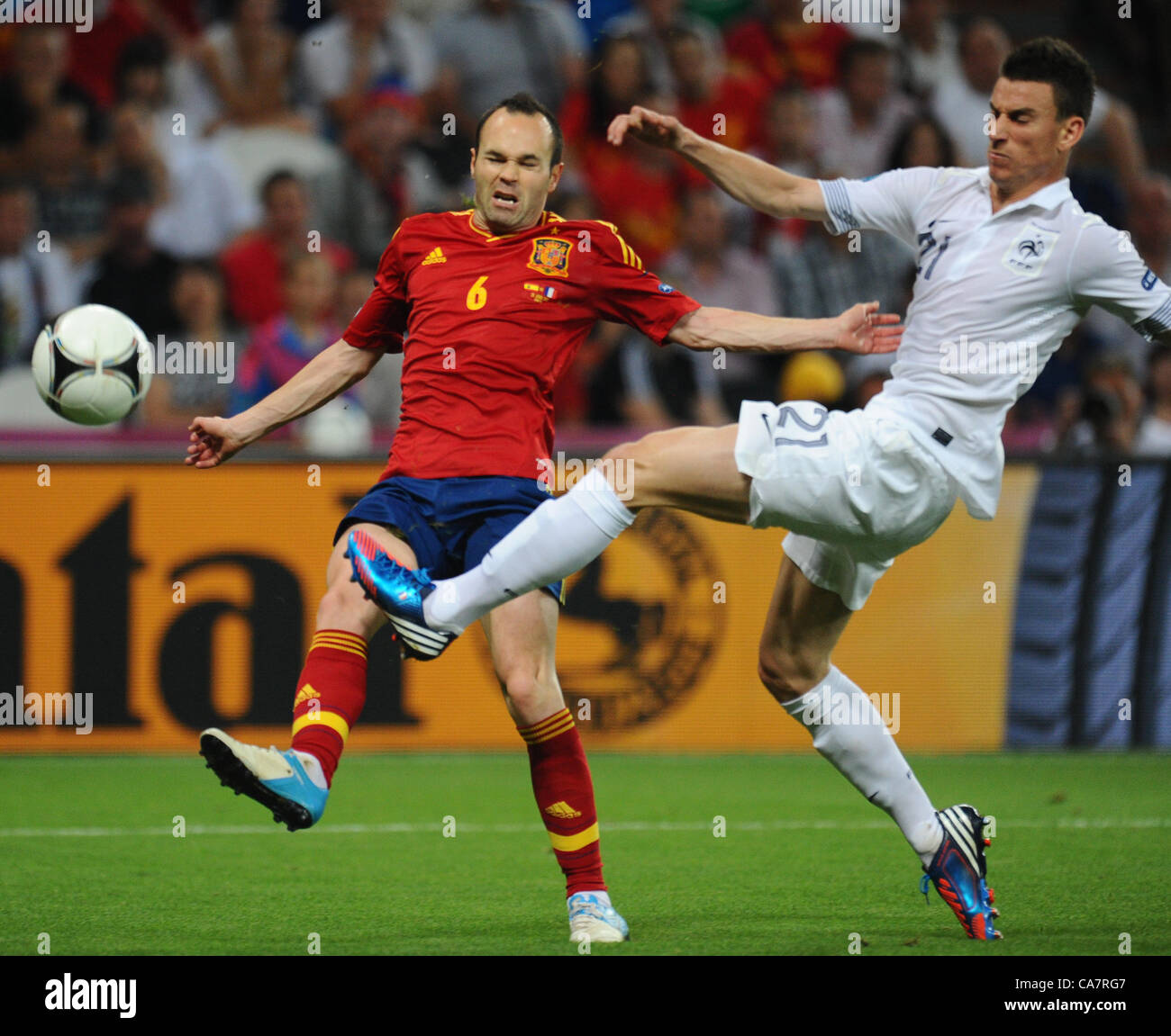 Uefa euro 2012 iniesta hi-res stock photography and images - Alamy