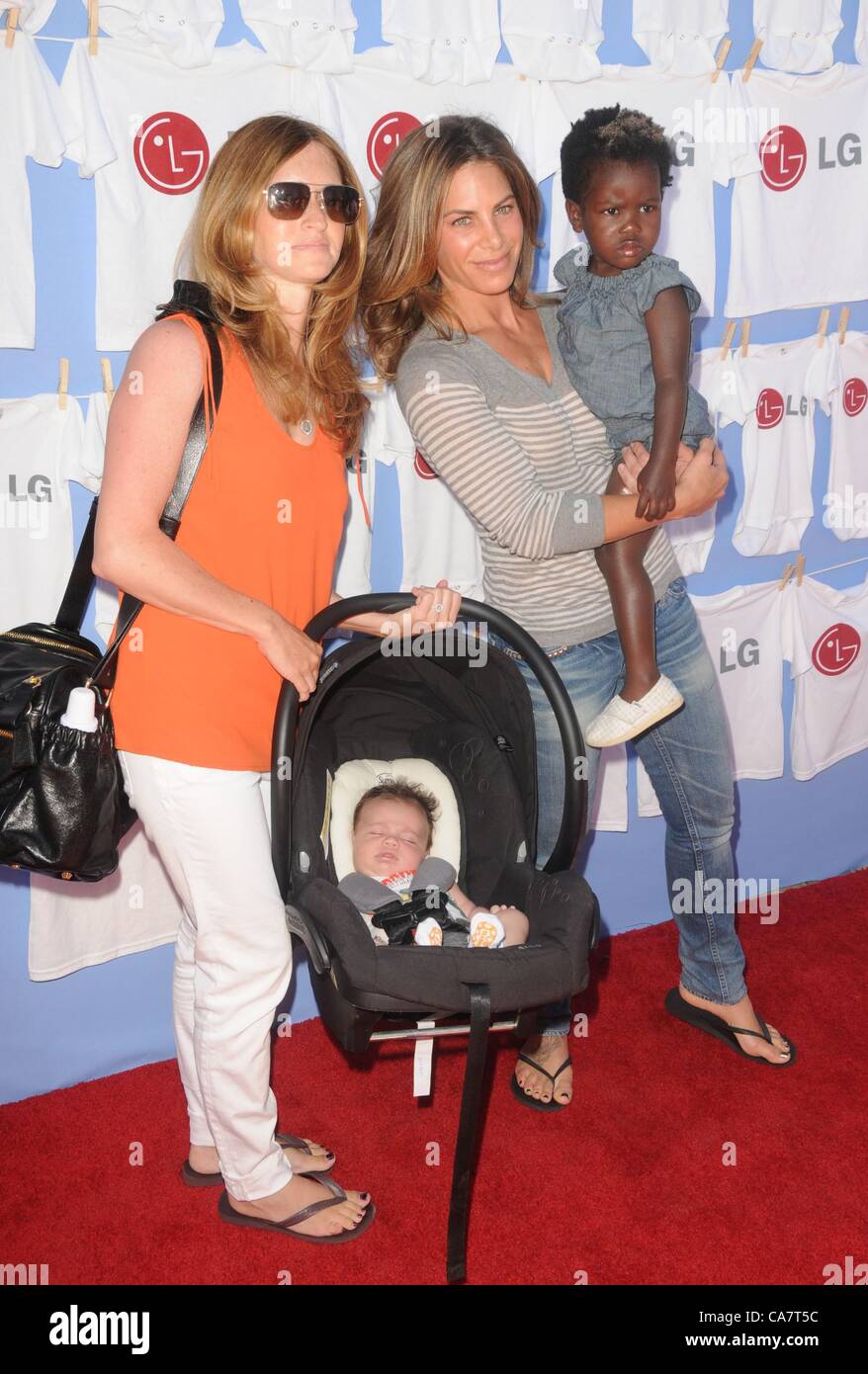 Jillian Michaels, Family at arrivals for LG Electronics TurboWash ...