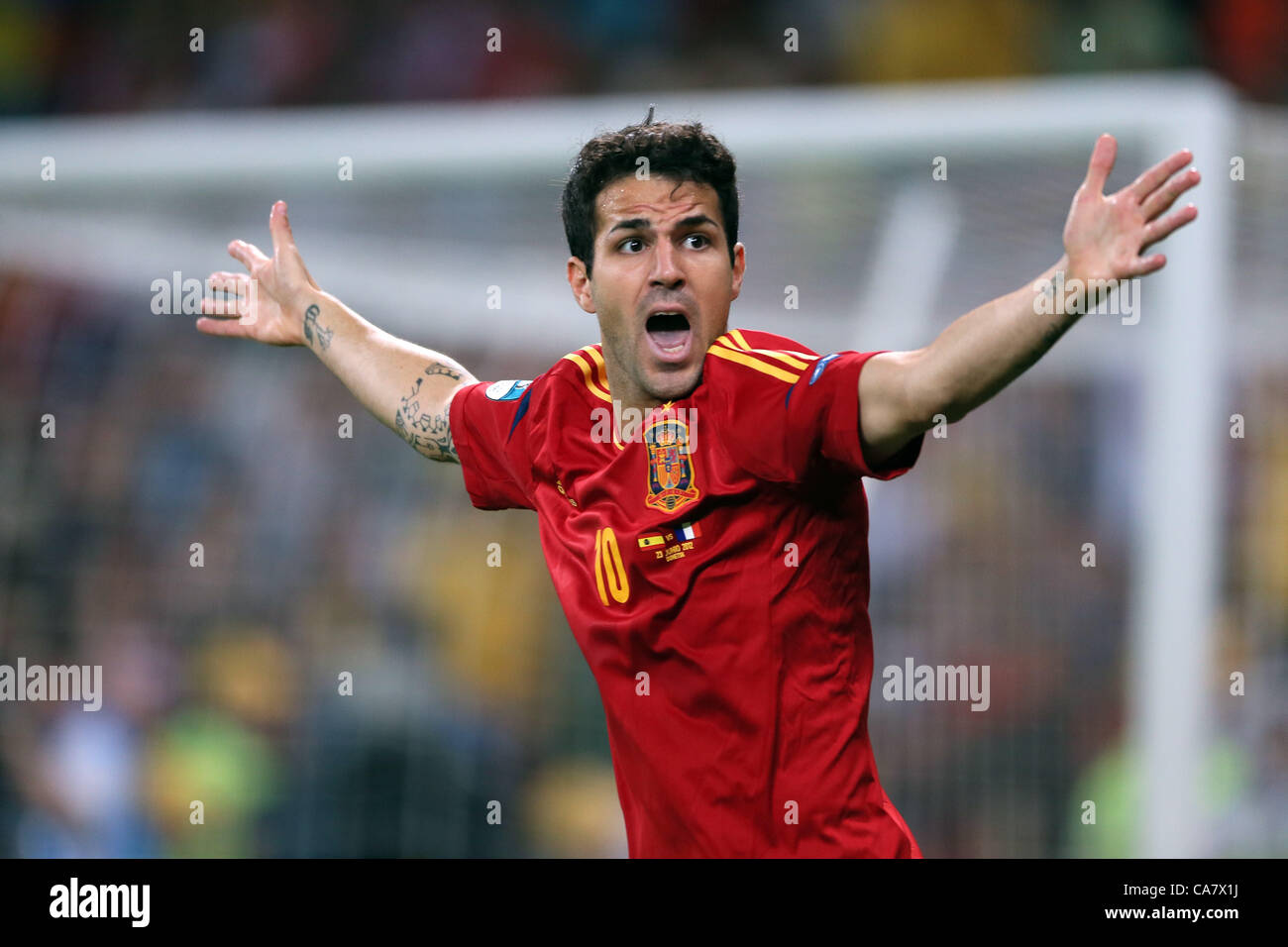 CESC FABREGAS SPAIN DONBASS ARENA DONETSK UKRAINE 23 June 2012 Stock ...