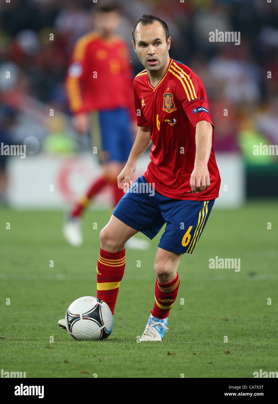 Spain euro 2012 iniesta hi-res stock photography and images - Alamy