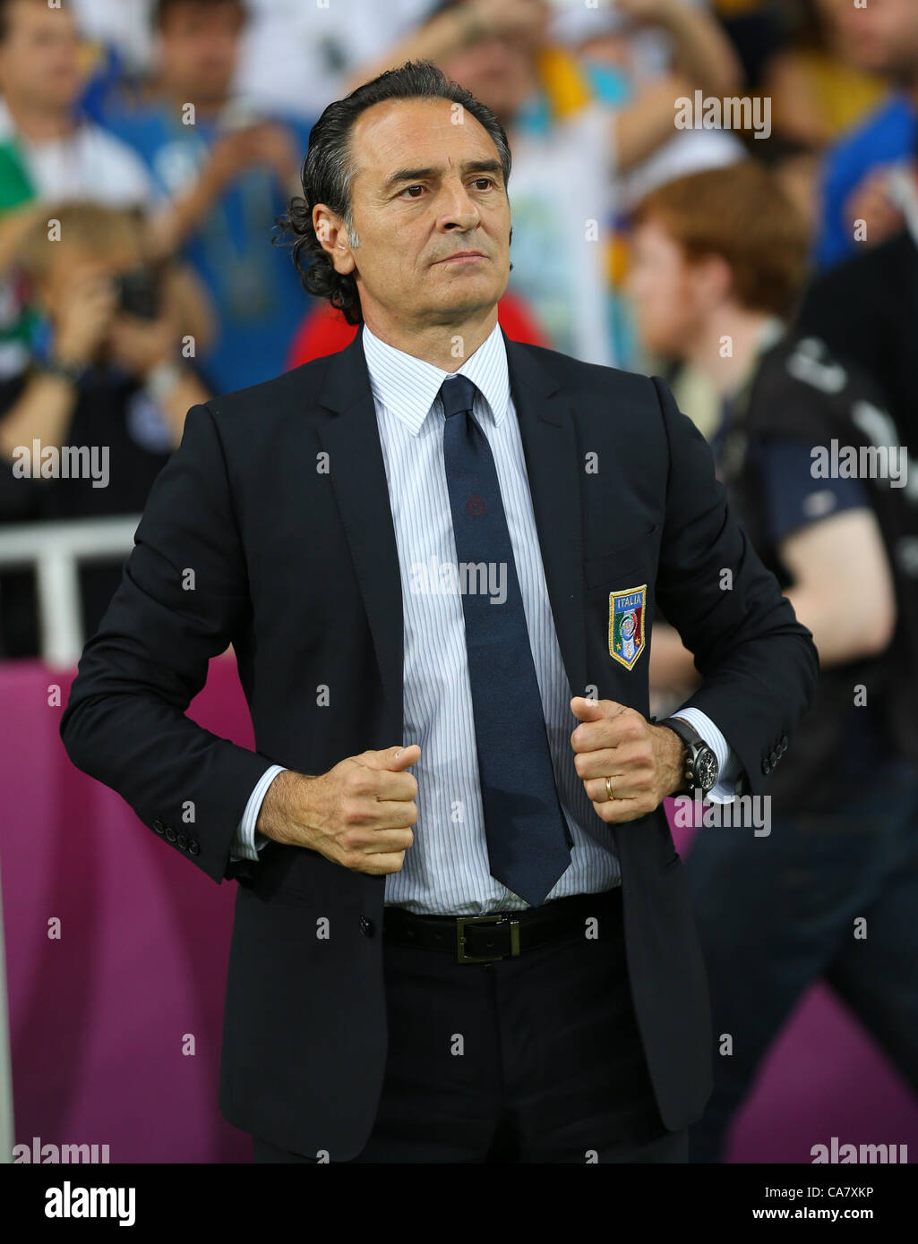 CESARE PRANDELLI (COACH) ITALY COACH ITALY COACH OLYMPIC STADIUM KIEV ...