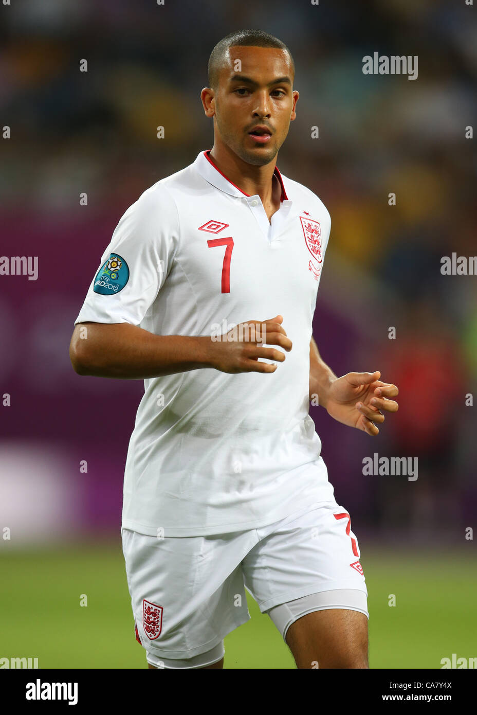 THEO WALCOTT ENGLAND V ITALY EURO 2012 OLYMPIC STADIUM KIEV UKRAINE 24 ...