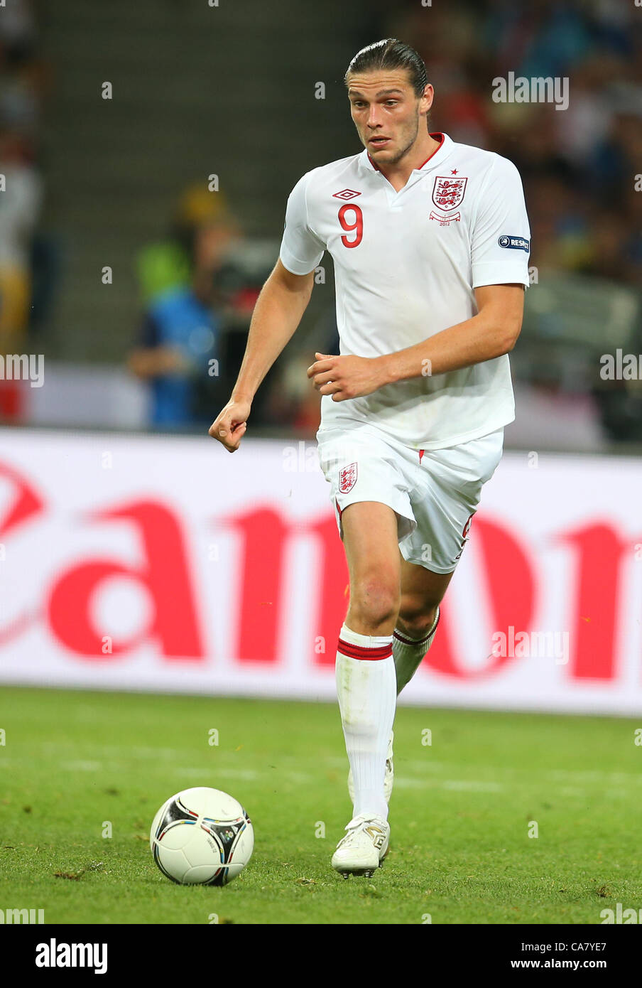 ANDY CARROLL ENGLAND V ITALY EURO 2012 OLYMPIC STADIUM KIEV UKRAINE 24 ...