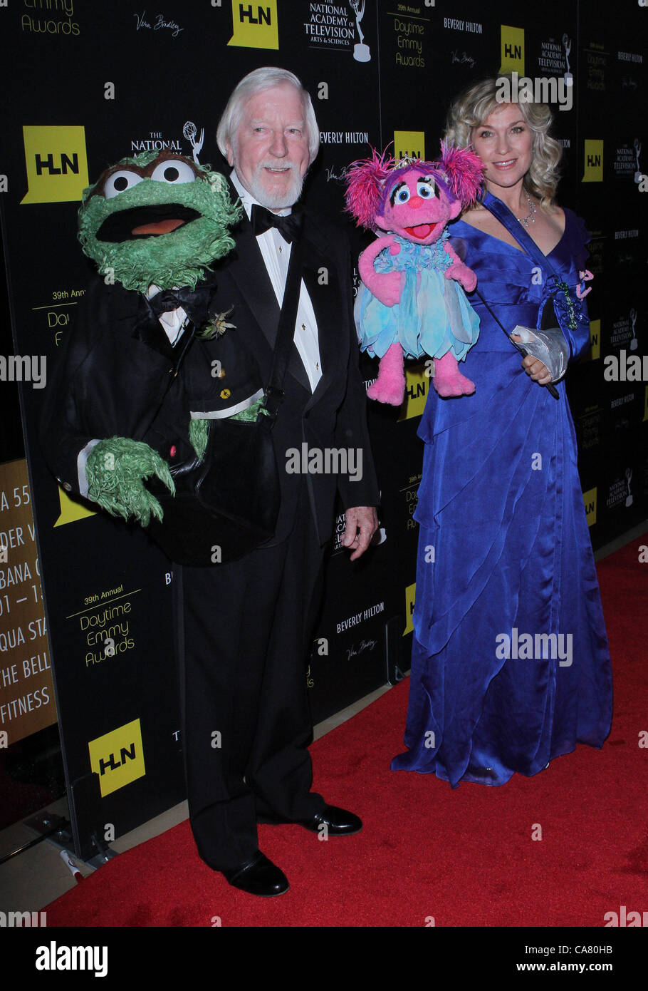 June 23, 2012 - Los Angeles, California, U.S. - Carol Spinney and ...