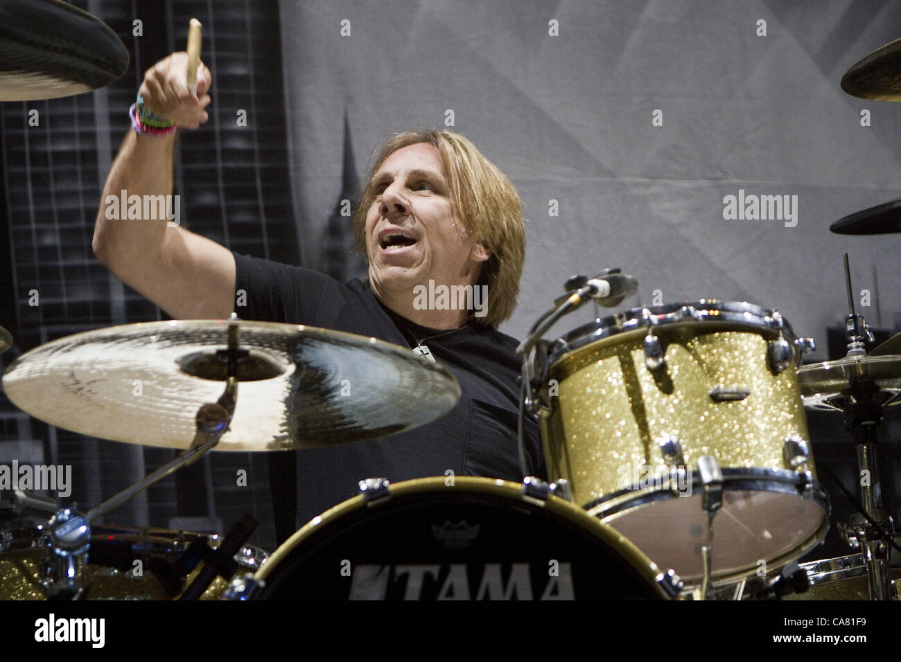 June 20, 2012 - San Diego, CA, US - TROY LUCCKETTA of TESLA peforms in ...