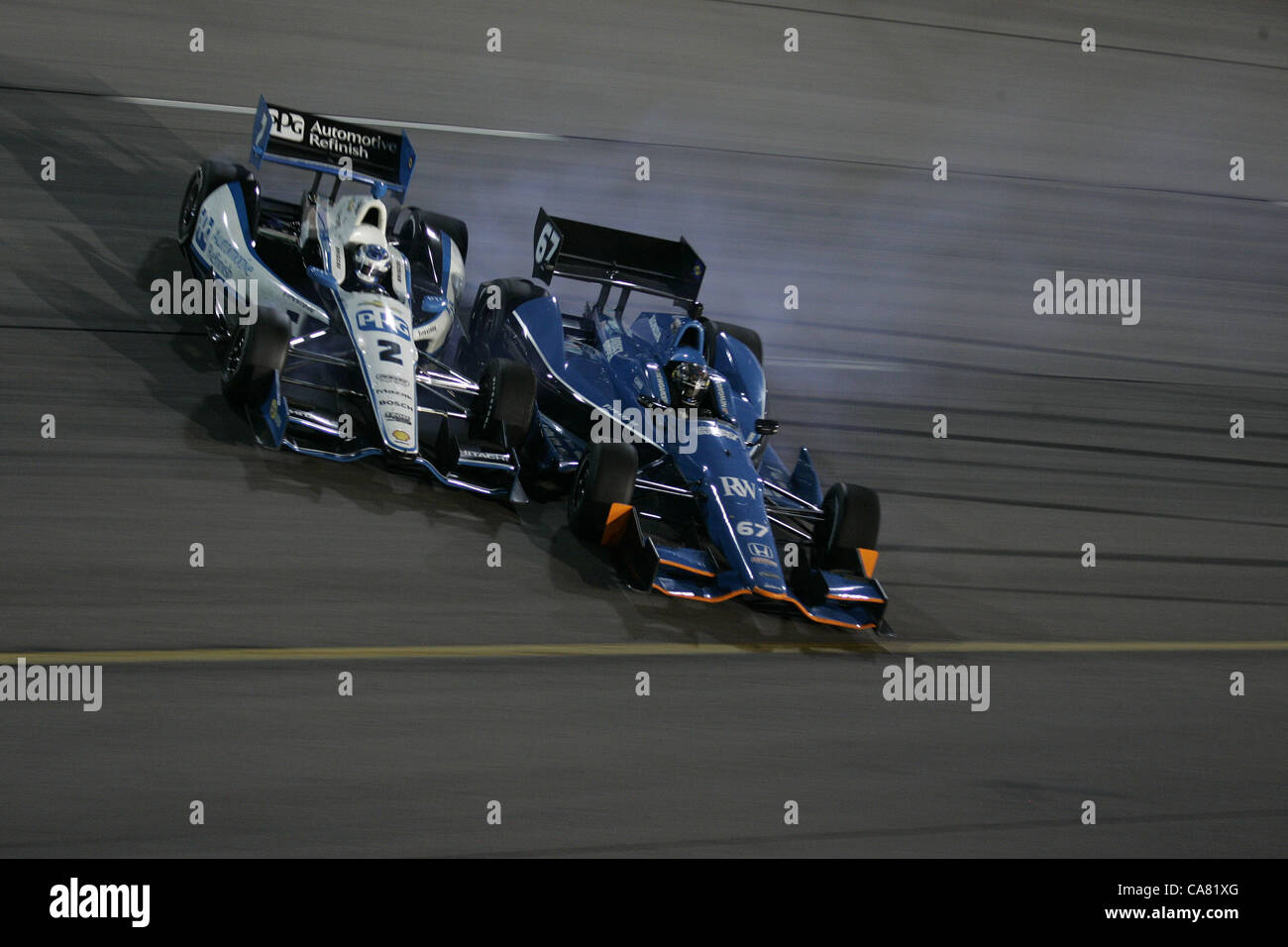 June 23, 2012 - Newton, Iowa, U.S - IZOD Indycar Series, Iowa Corn 250 ...