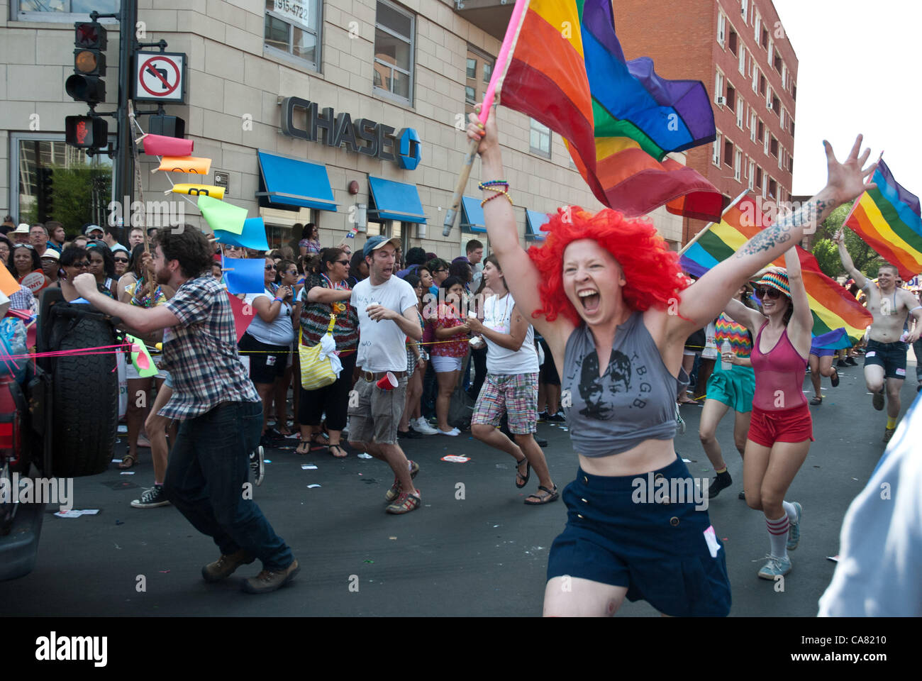 The Chicago Gay Pride Parade began at noon at Montrose and Broadway on ...