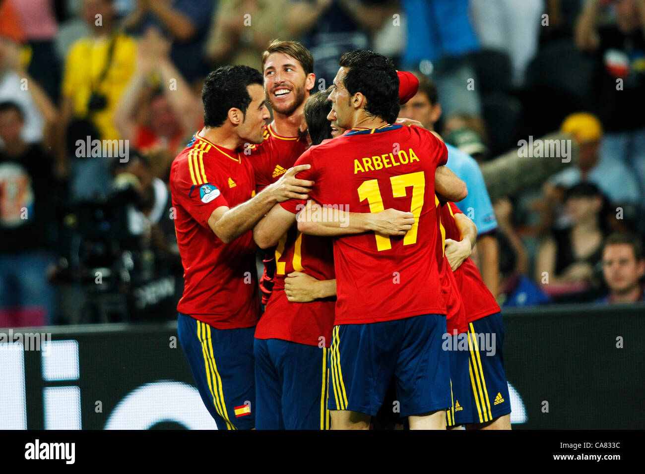 2012 euro spain france alonso hi-res stock photography and images - Alamy