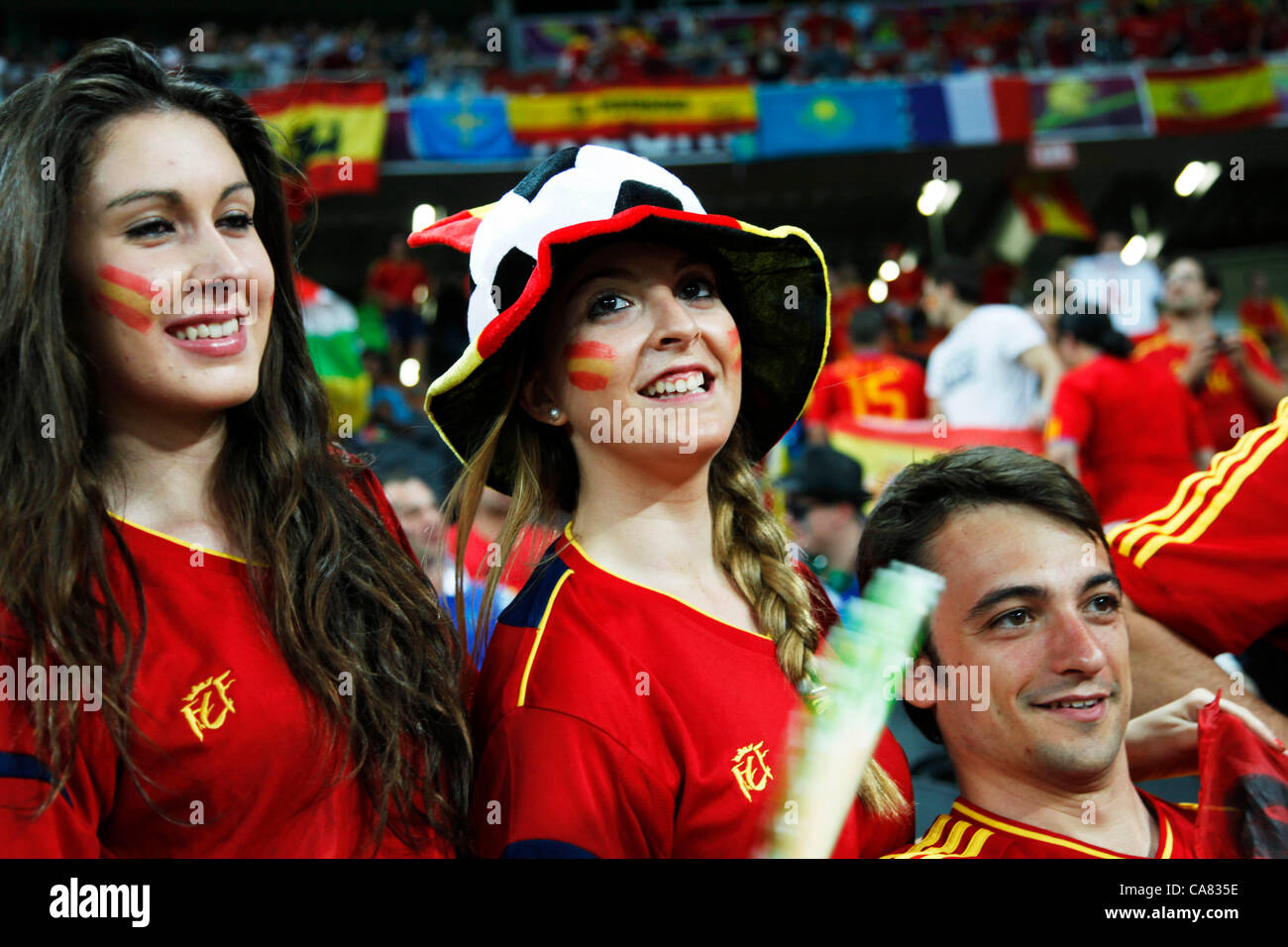 Spain fans (ESP), JUNE 23, 2012 - Football / Soccer : UEFA EURO 2012 ...