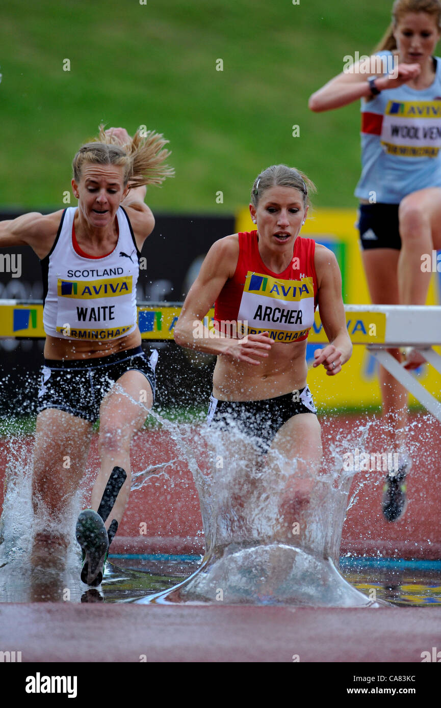24.06.2012 Birmingham, England. AVIVA 2012 Athletics, Olympic Trials ...
