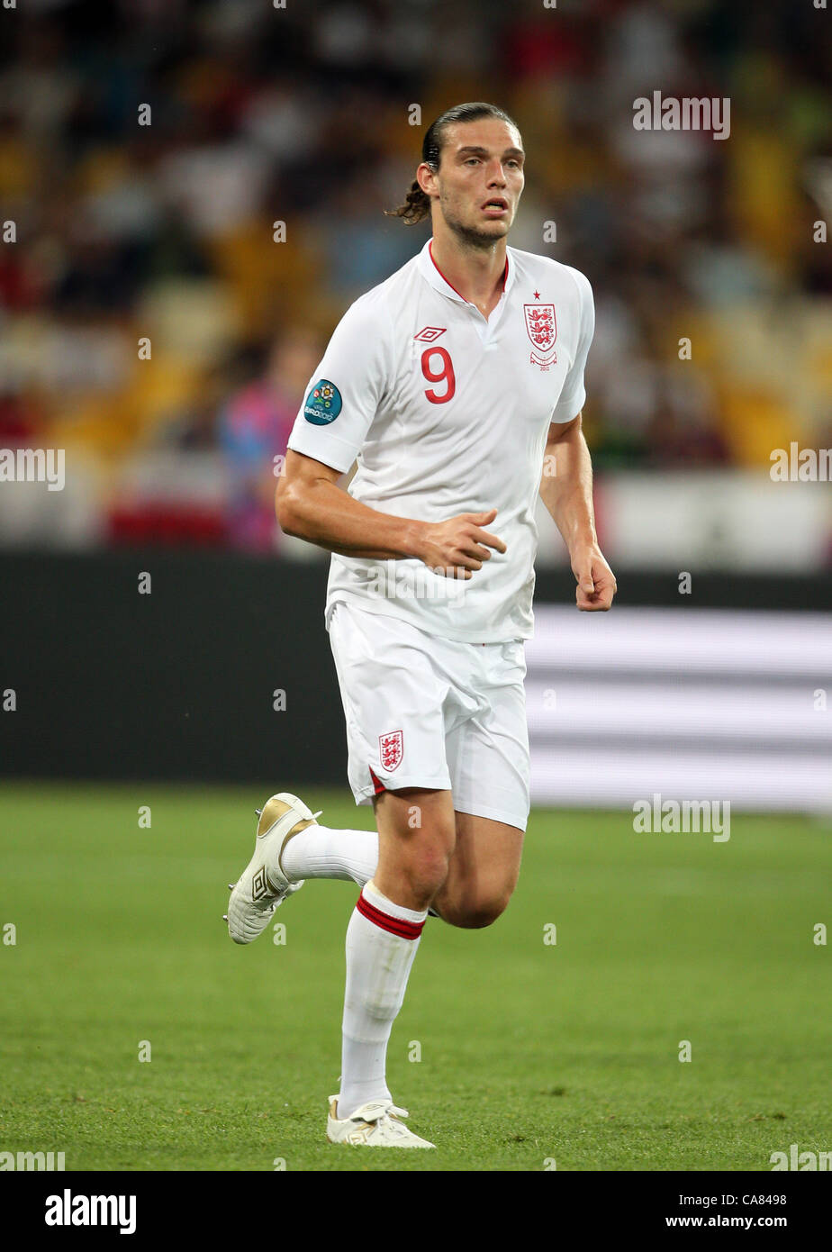 ANDY CARROLL ENGLAND OLYMPIC STADIUM KIEV UKRAINE 24 June 2012 Stock ...