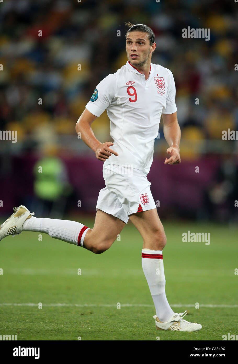 ANDY CARROLL ENGLAND V ITALY OLYMPIC STADIUM KIEV UKRAINE 24 June 2012 ...